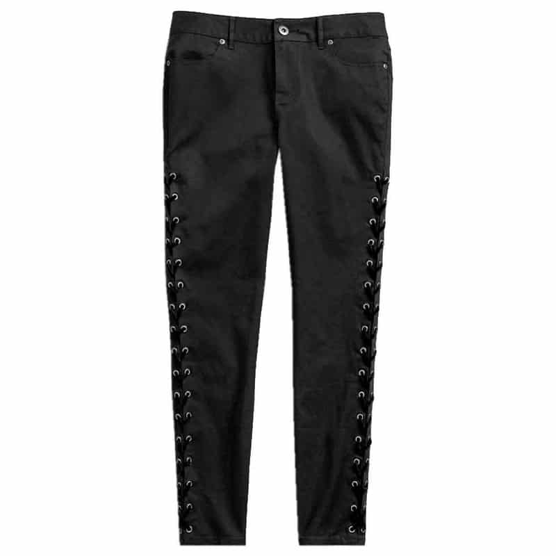 Women’s Side Laced Stretch Skinny Pants | Harley-Davidson® Online