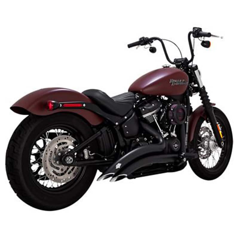 Black 2-into-2 Big Radius Exhaust System | Harley-Davidson® Online