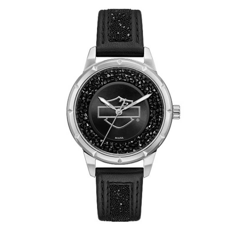 Women’s Open Bar & Shield Crystal Watch | Harley-Davidson® Online