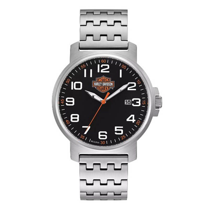 Mens H-D Bar And Shield Numerals Watch | Harley-Davidson® Online