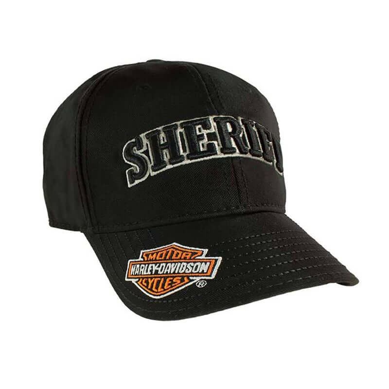 Mens Sheriff 3D Black Baseball Cap | Harley-Davidson® Online