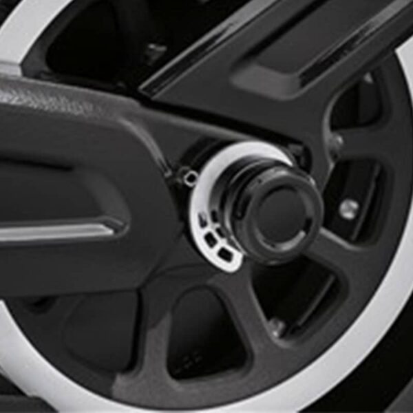 Dominion rear axle nut covers | Harley-Davidson® Online