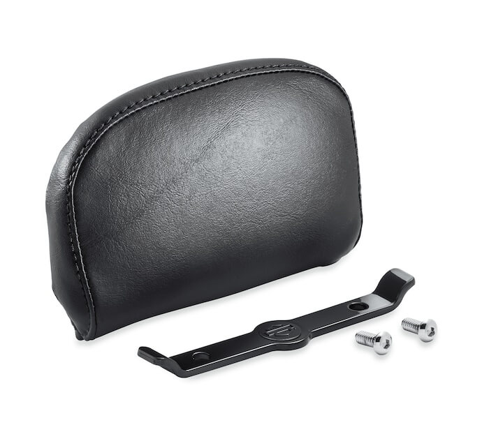 Passenger Backrest Pad – Compact – Smooth Black Vinyl | Harley-Davidson ...