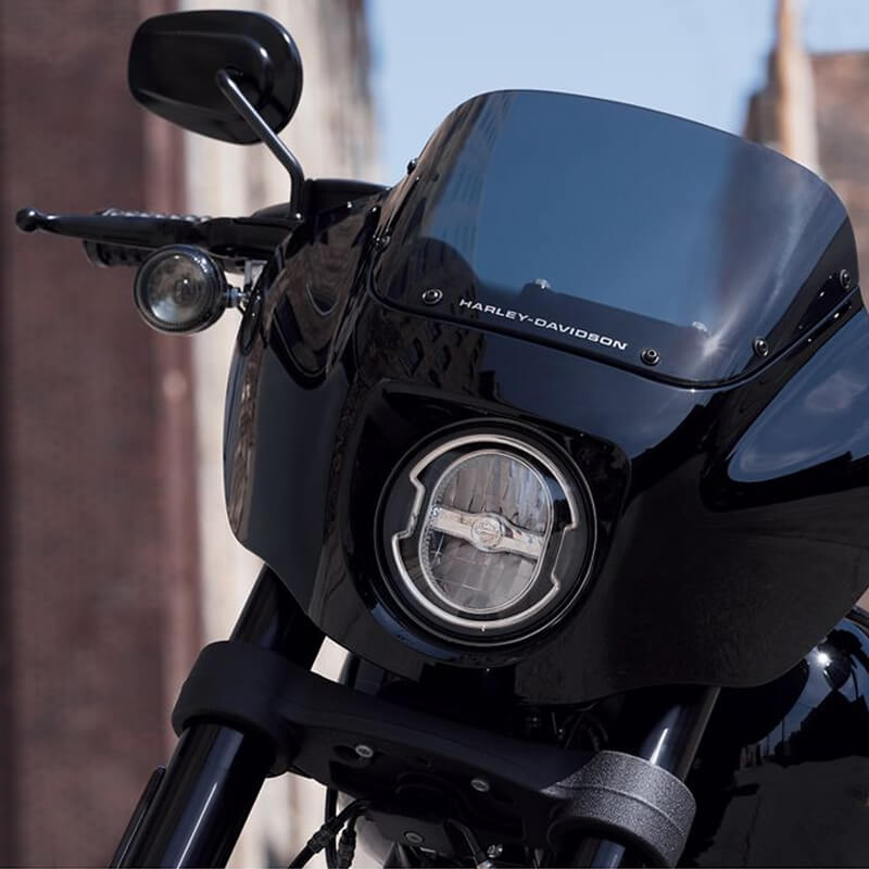 Vivid Black Softail Quarter Fairing | Harley-Davidson® Online