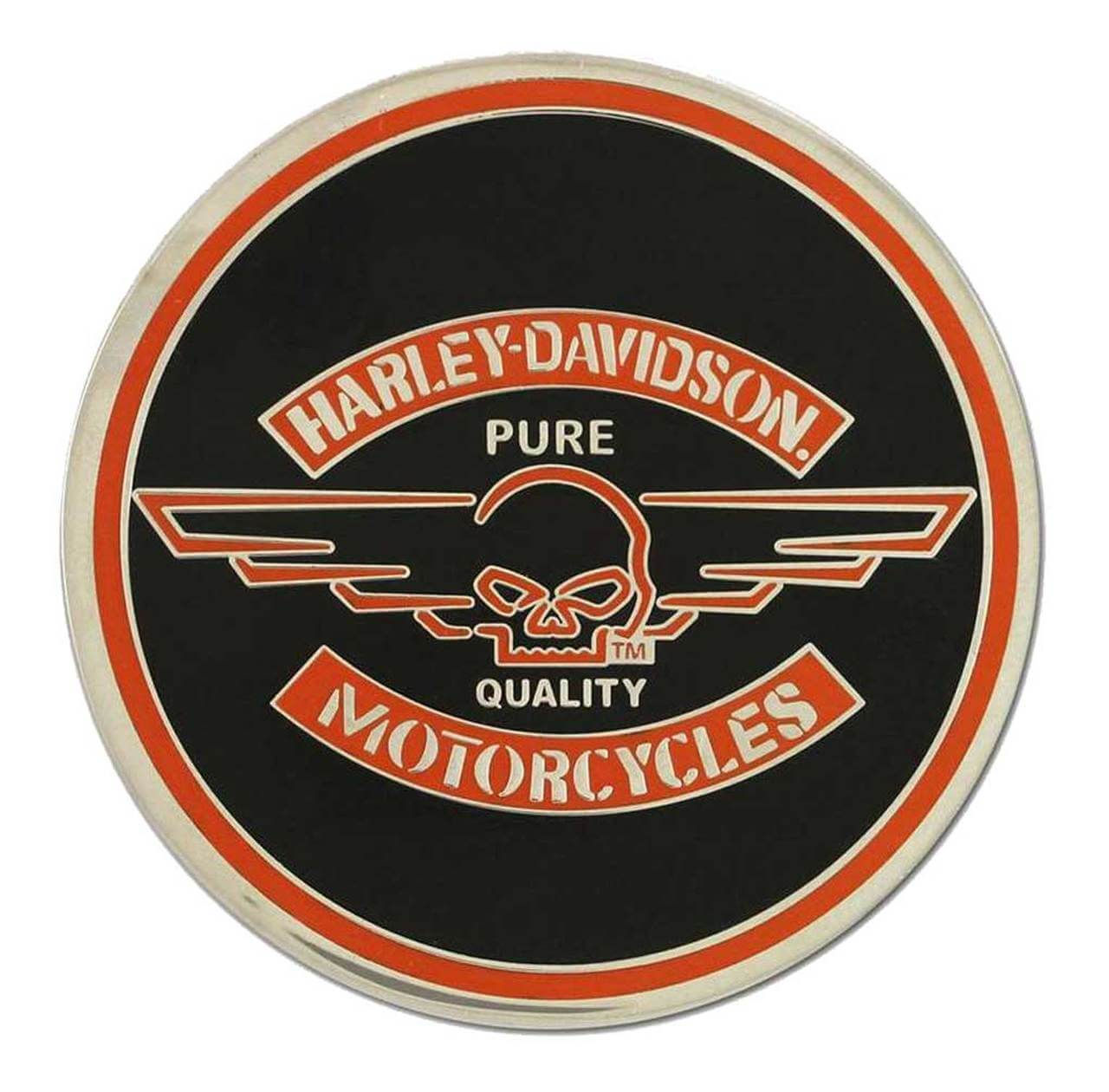 Challenge Coin, Winged Willie G Skull Performance Coin | Harley ...
