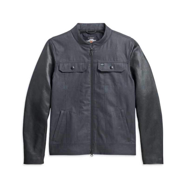Men’s Arterial Abrasion-Resistant Denim Riding Jacket – Slim Fit ...