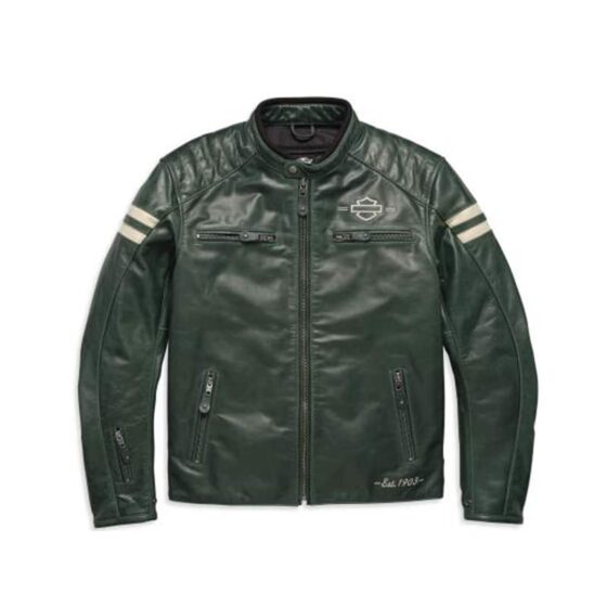 Men’s Throwback Leather Riding Jacket | Harley-Davidson® Online
