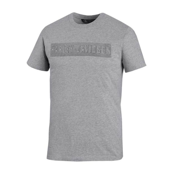 Men’s Rubber Print Slim Fit Short Sleeve Tee – Grey | Harley-Davidson ...