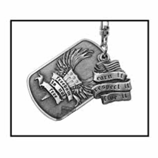 Dog Tag, Freedom Is Not Free Bar&Shield Chain/Key Chain | Harley ...