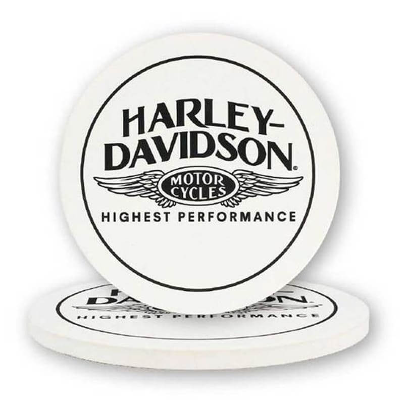 Highest Performance Sandstone Coaster Set, Two Pack 4 in | Harley ...