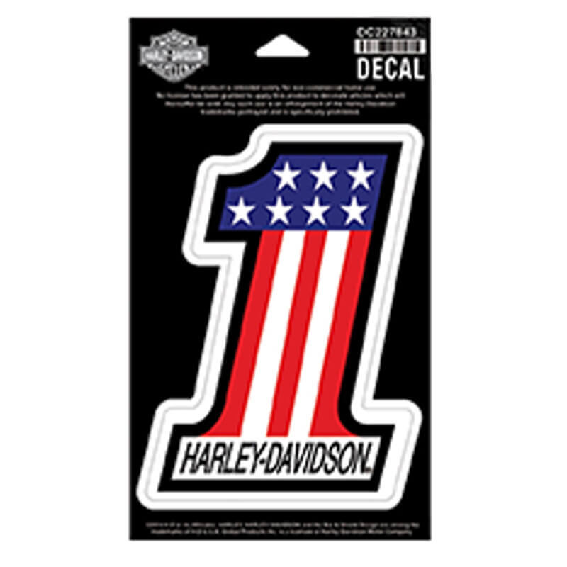 #1 RWB Medium Decal | Harley-Davidson® Online
