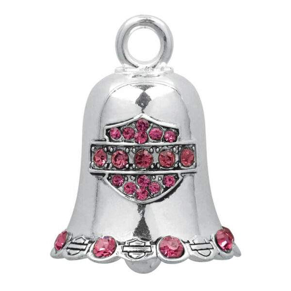 Pink Crystal Bar & Shield Ride Bell | Harley-Davidson® Online