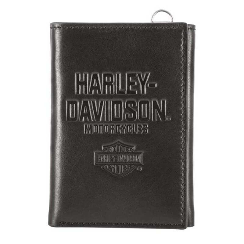 Men’s Legendary Leather Tri-Fold Wallet w/ RFID | Harley-Davidson® Online