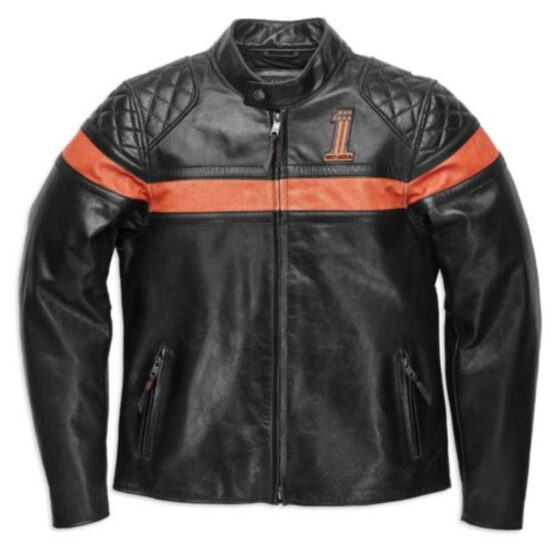 Men’s Victory Sweep Leather Jacket | Harley-Davidson® Online