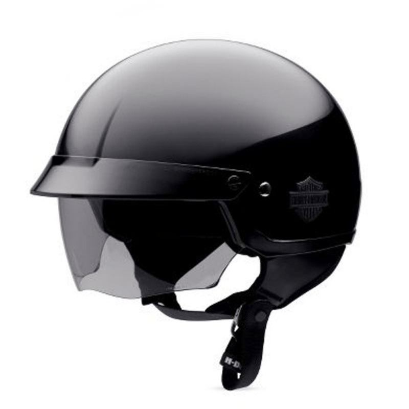 Men’s Bar & Shield Half Helmet With Sun Shield | Harley-Davidson® Online