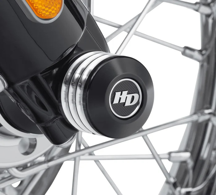 Defiance Front Axle Nut Covers | Harley-Davidson® Online