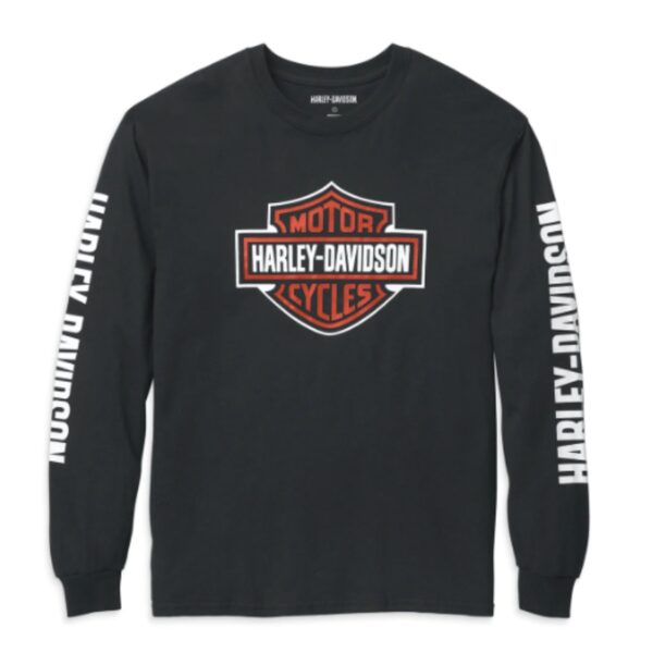 Men’s Bar & Shield Long Sleeve Graphic Tee | Harley-Davidson® Online