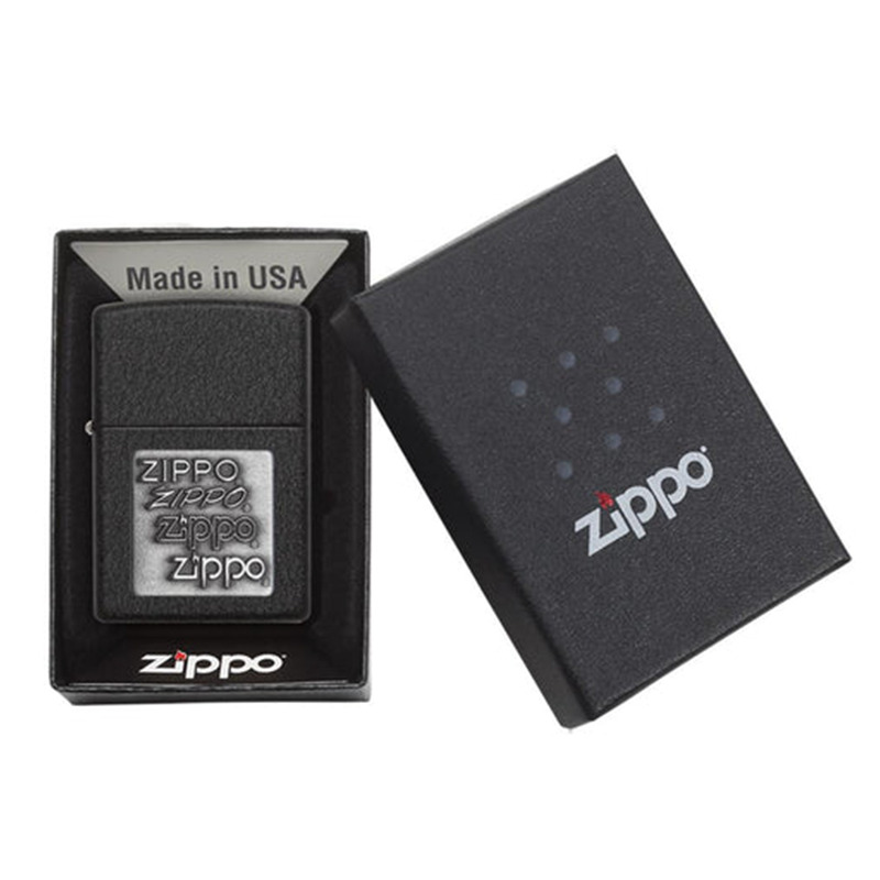 Black Crackle Silver Zippo | Harley-Davidson® Online