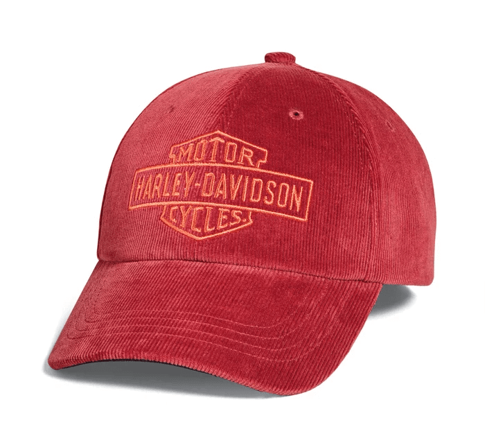 Men’s Bar & Shield Corduroy Cap – Russet Brown | Harley-Davidson® Online