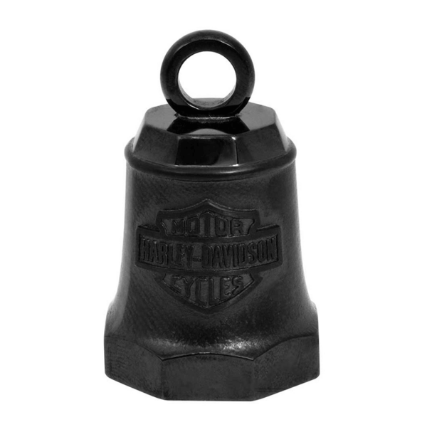 Sculpted H-DMC Logo Ride Bell, Matte Black Finish | Harley-Davidson® Online
