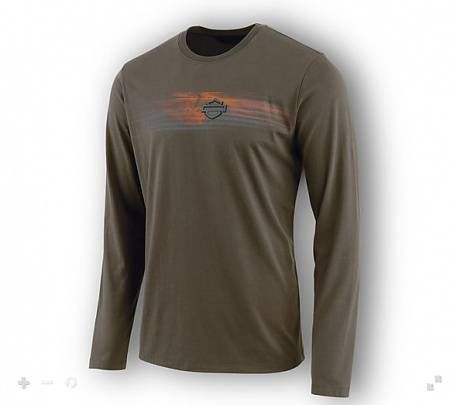 Engine Print Slim Fit Tee - Harley-Davidson® Online