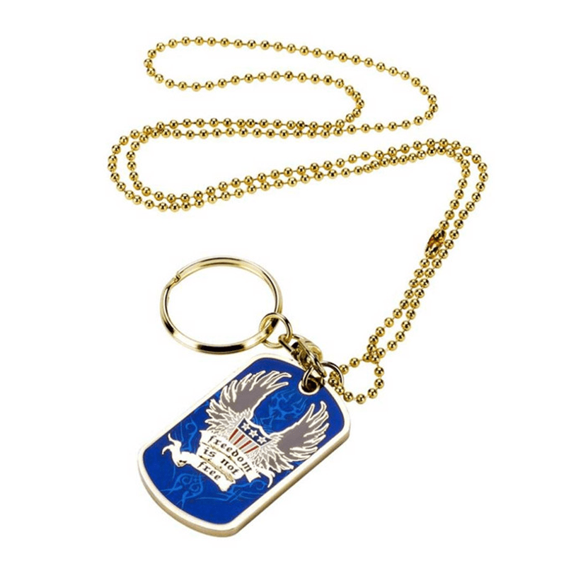 Dog Tag, Freedom Is Not Free POW-MIA Chain/Key Chain | Harley-Davidson ...