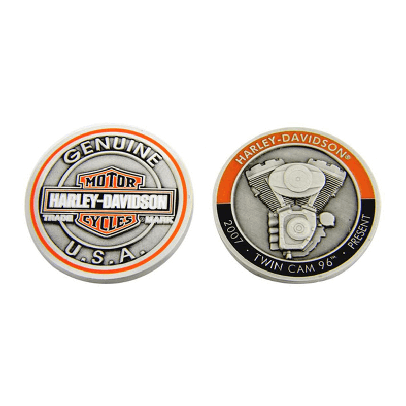 Twin Cam 96 Bar & Shield Challenge Coin, 1.75 in Coin | Harley-Davidson ...