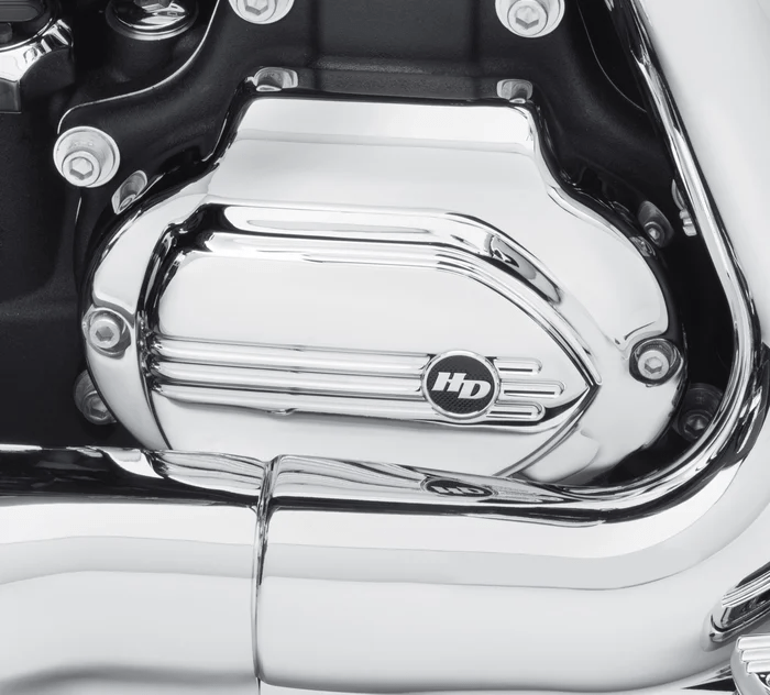 Defiance Transmission Side Cover – Chrome | Harley-Davidson® Online