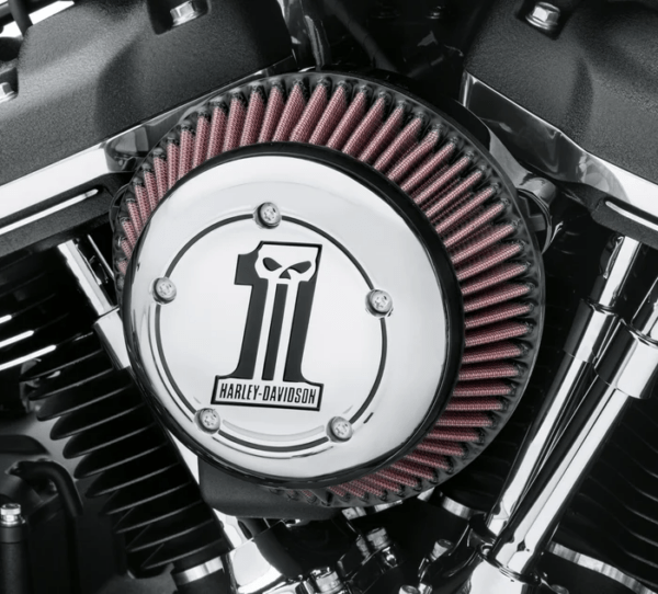 Number One Skull Air Cleaner Trim | Harley-Davidson® Online
