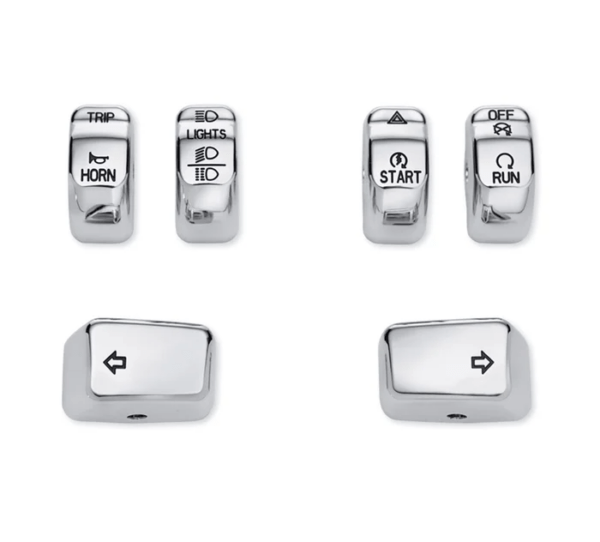 Chrome Switch Cap Kit | Harley-Davidson® Online