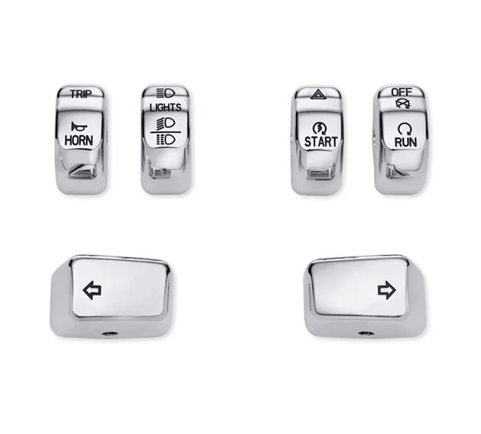 Chrome Switch Cap Kit | Harley-Davidson® Online