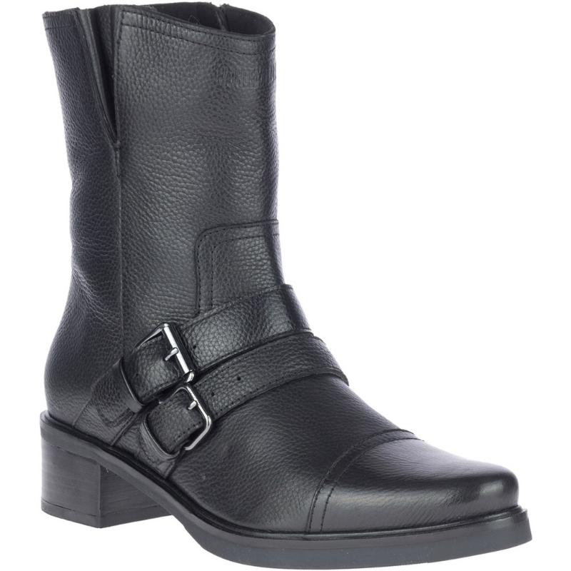 Women’s Jerilyn Double Buckle Black Motorcycle Boots | Harley-Davidson ...