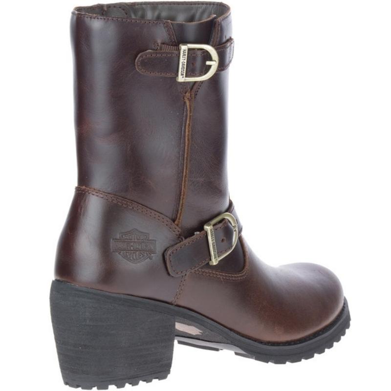 Women’s Lalanne Brown Motorcycle Engineer Boots | Harley-Davidson® Online
