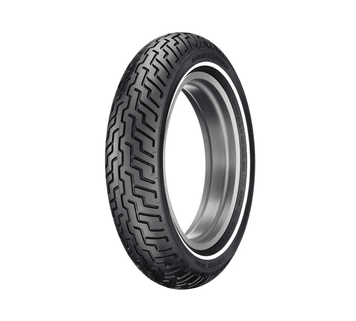 Dunlop Tire Series – D402F MT90B16 Slim White Stripe – 16 in. Front ...