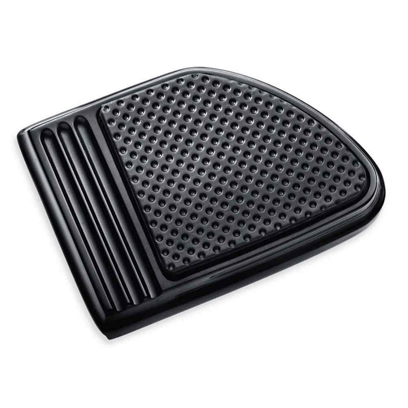 Defiance Brake Pedal Pad – Small, Black Anodized | Harley-Davidson® Online