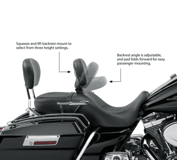 Street Glide Style Rider Backrest | Harley-Davidson® Online