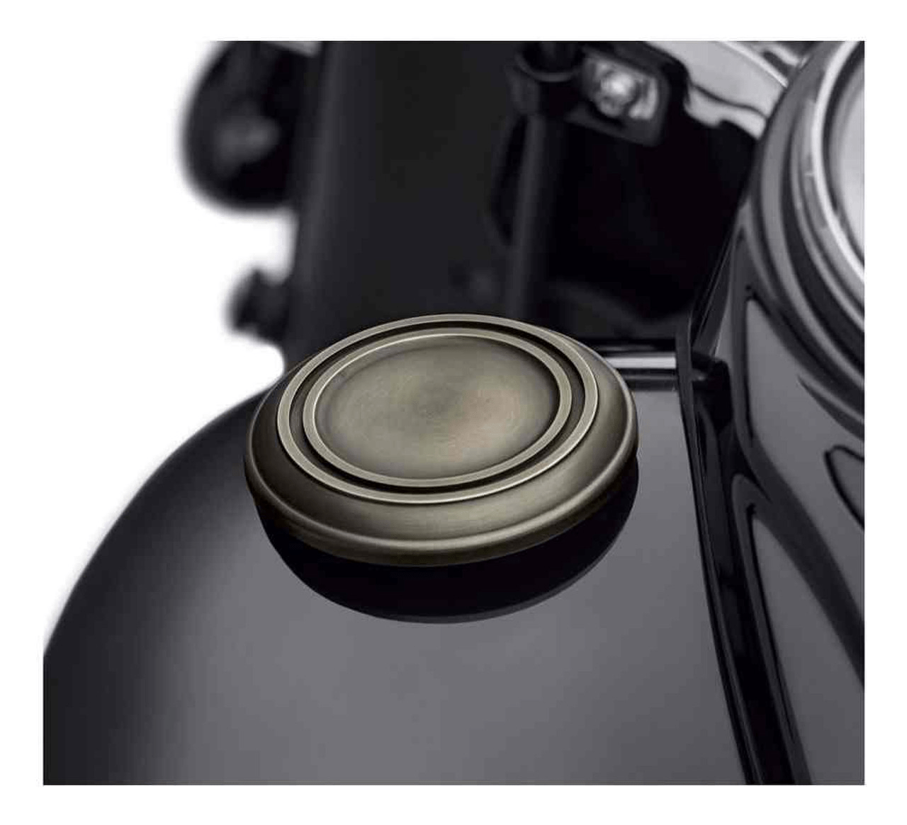 Brass Left Side Fuel Tank Cap, Fits Softail Models | Harley-Davidson ...