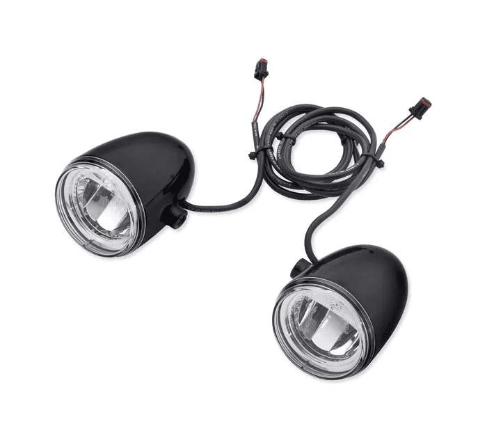 Daymaker Reflector LED Fog Lamps – Gloss Black Housing | Harley ...