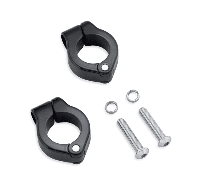 LED Fog Lamp Engine Guard Clamp Kit – Gloss Black | Harley-Davidson® Online