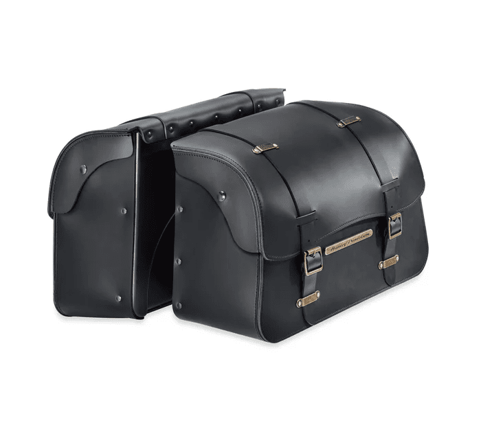 H-D Detachables Leather Saddlebags – Nostalgic Style | Harley-Davidson ...
