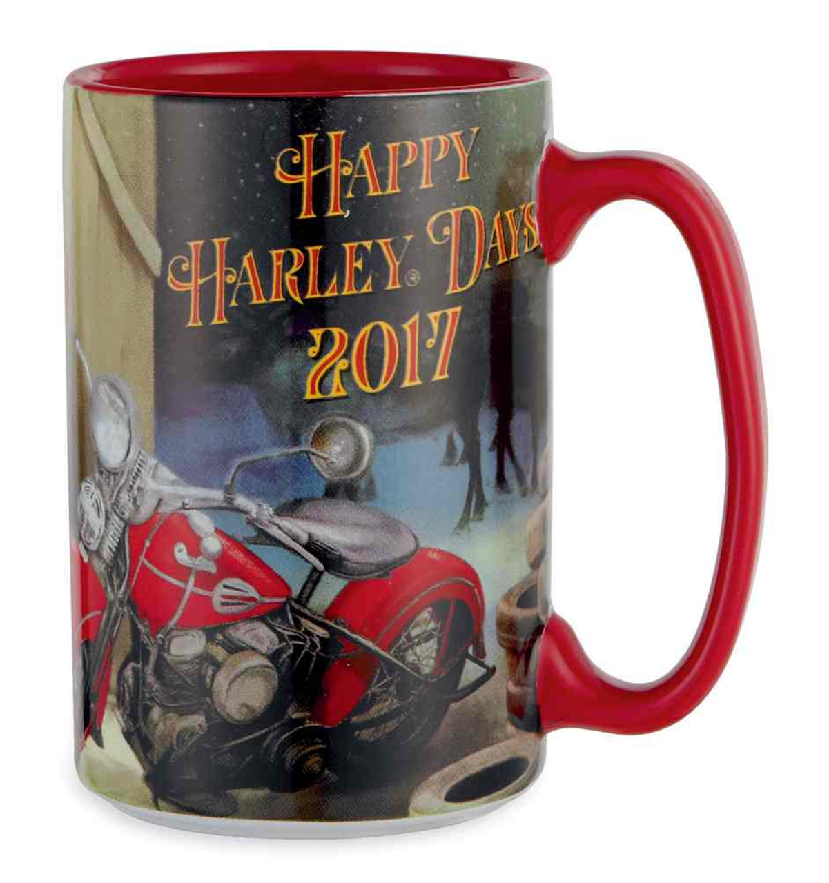 2017 Biker Santa Collector Ceramic Mug, 15 oz. | Harley-Davidson® Online
