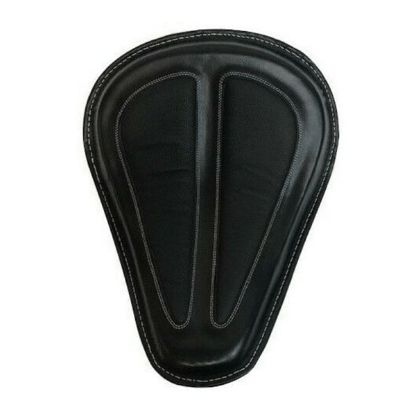 Black Leather Solo Spring Saddle Seat | Harley-Davidson® Online