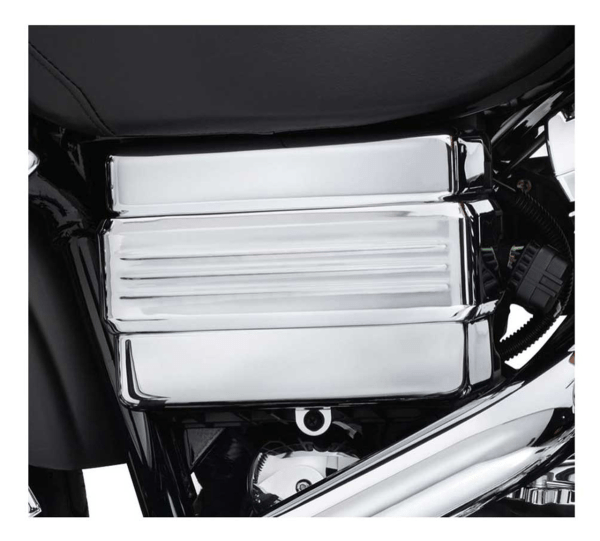 Battery Cover, Fits Dyna Models – Chrome Finish | Harley-Davidson® Online