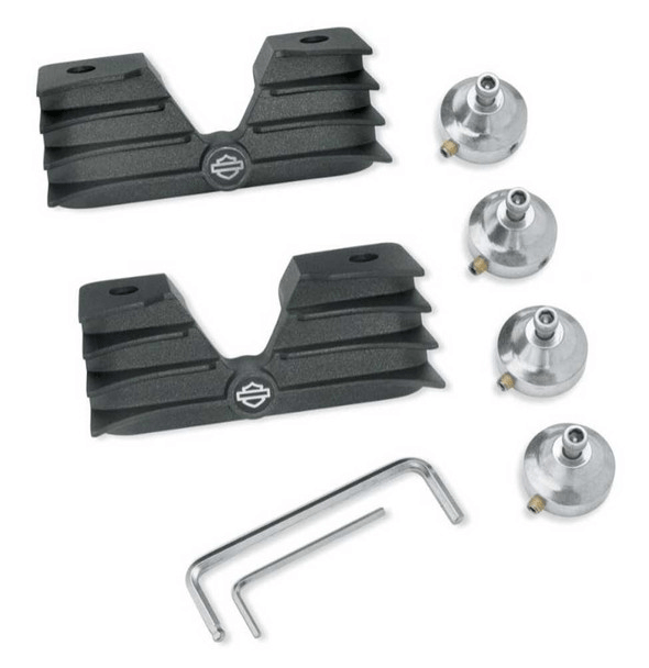 Finned Headbolt Bridge – Black, Fits XL Models | Harley-Davidson® Online