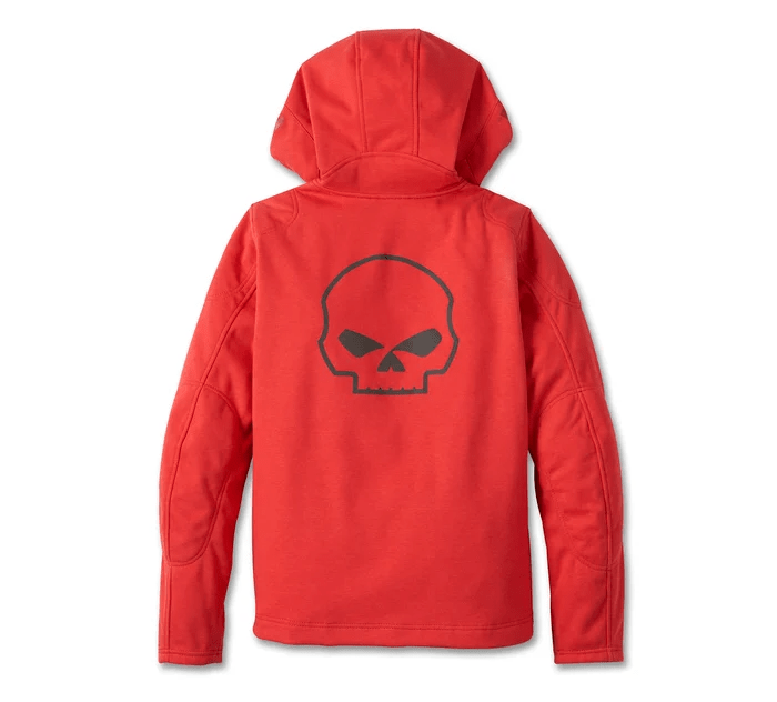 Women’s Deflector 2.0 Hooded Riding Fleece – High Risk Red | Harley ...