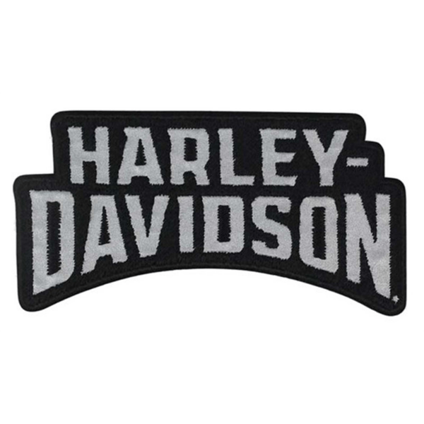 Harley-Davidson® 4 inch Reflective Embroidered Stacked H-D Emblem Sew ...