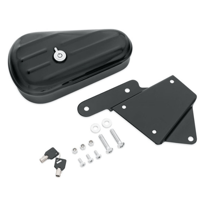 Harley-Davidson® Softail Toolbox – Gloss Black Finish, Left Hand Mount ...