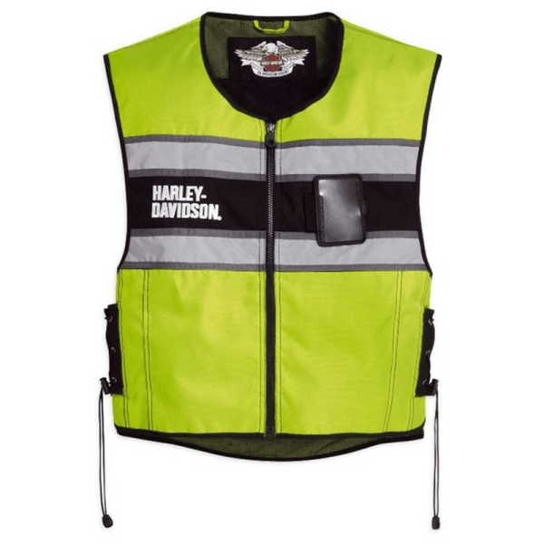 Men’s Hi-Vis Yellow Riding Vest | Harley-Davidson® Online