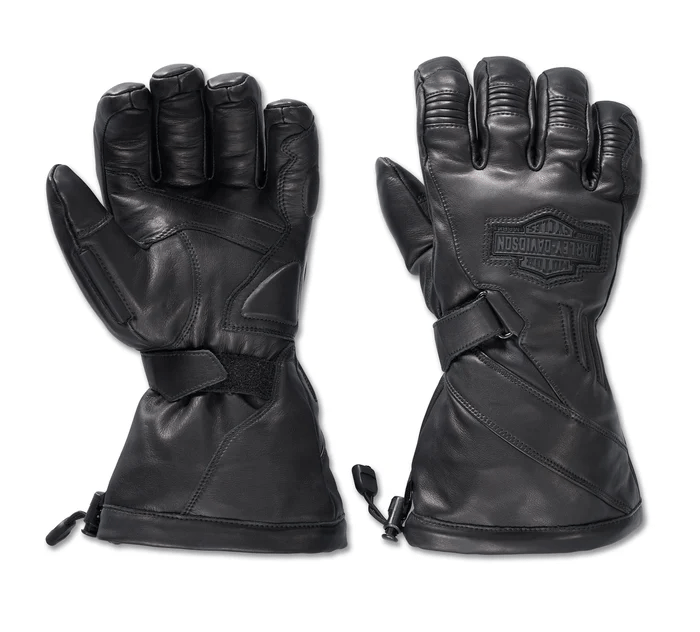 Men’s Circuit II Waterproof Leather Gauntlet Gloves | Harley-Davidson ...